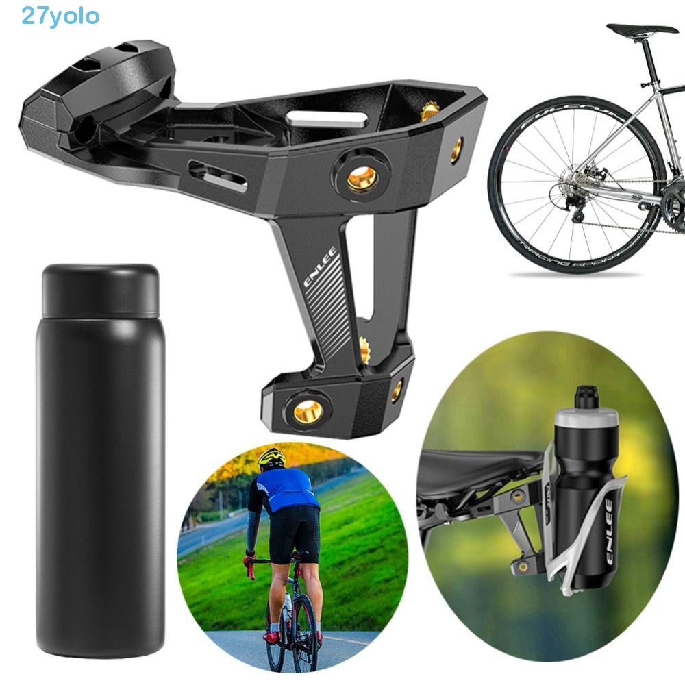 YOLO Bicycle Bottle Holder Adapter, Double Cup Saddle Mount Saddle ...