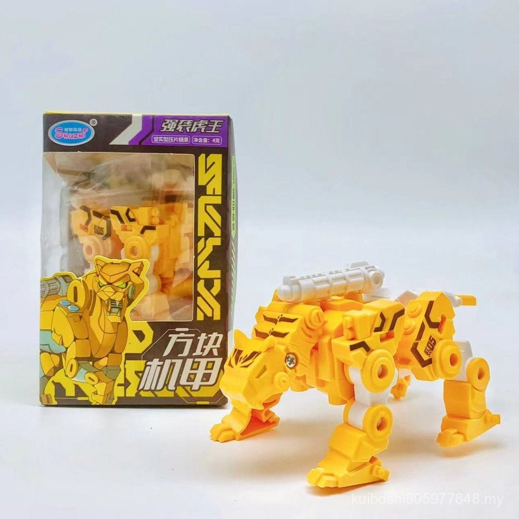 Transforming Robot Treasure Warrior Anime Cube Transforming Mecha ...