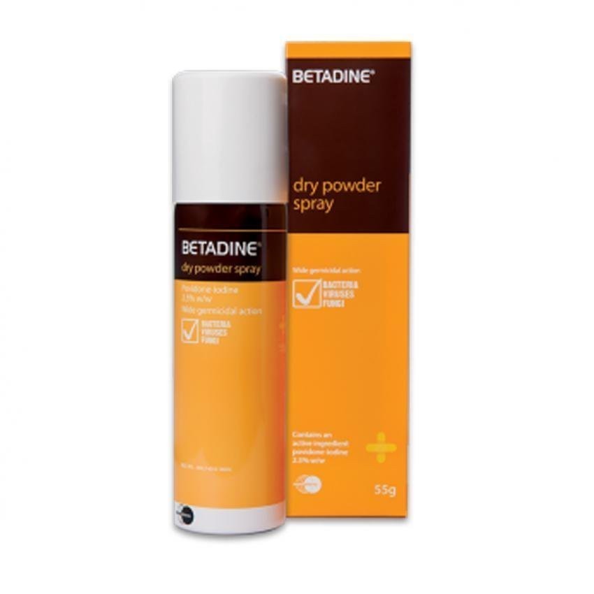 Betadine Dry Powder Spray (55g) | Shopee Malaysia
