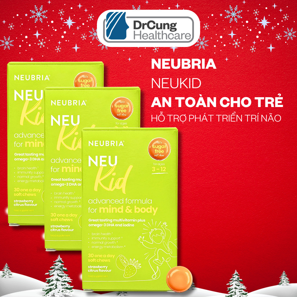 Doctor Provides the British Neubria Neu Kid Multivitamin With Omega-3 ...