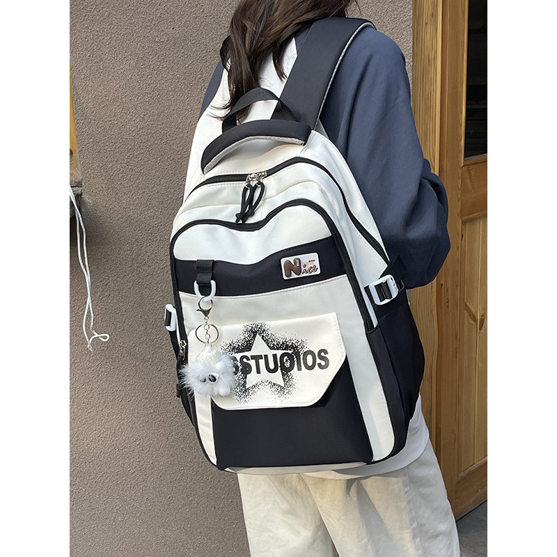 Schoolbag Female Ins Style Female Cute High School Student Junior High ...