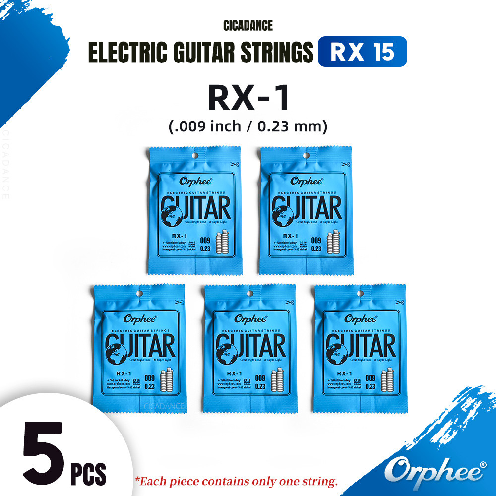Orphee 5/10 PCS Individual Single Electric Guitar String 1st/2nd/3rd ...
