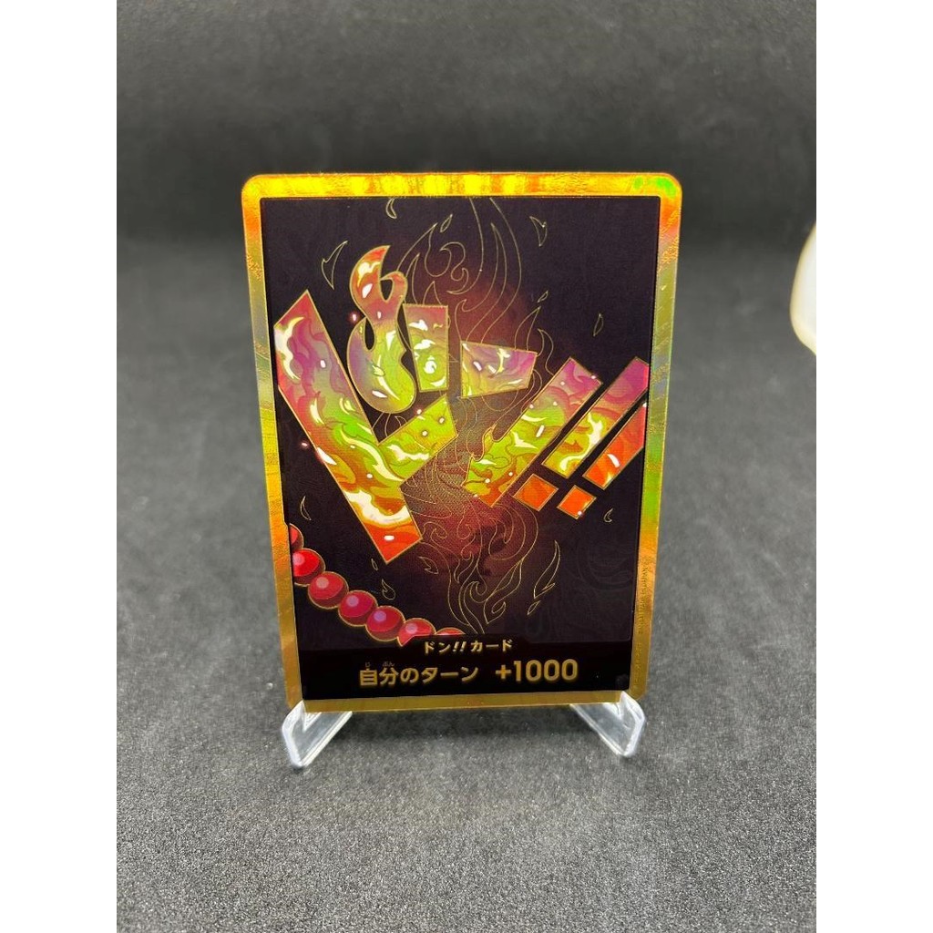 One Piece Don Card Super Parallel Ace | Shopee Malaysia