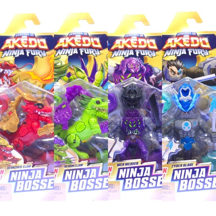 Legends of Akedo S7 Ninja Fury Ninja Bosses | Shopee Malaysia