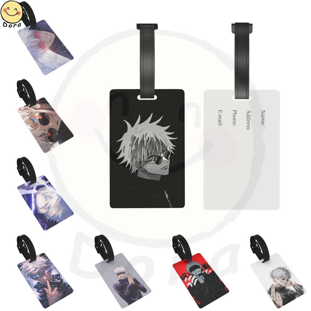 Jujutsu Kaisen Satoru Gojo Luggage Tag Suitcase Name ID Card Labels ...