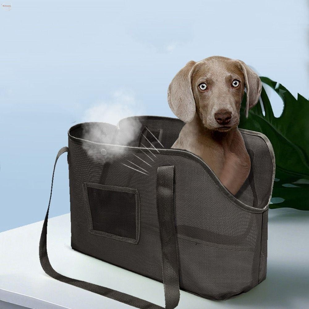 MXBEAUTY Dog Carrier Bag, Mesh Large Capacity Puppy Shoulder Handbag ...