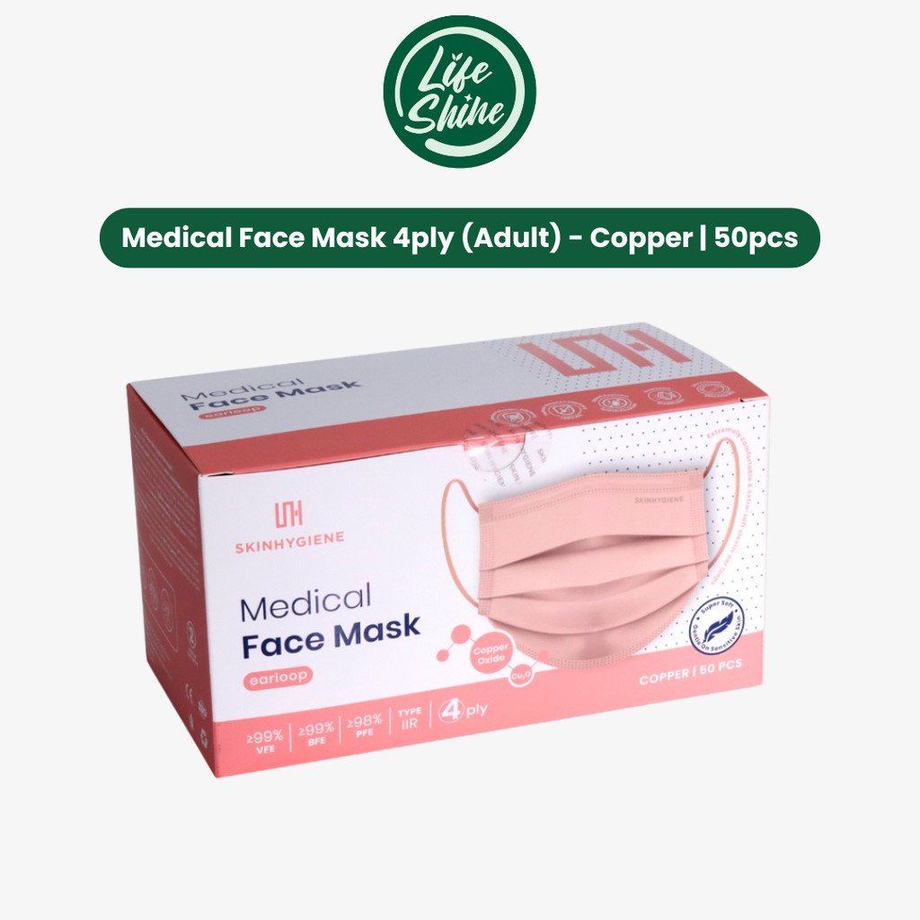 Skin Hygiene Medical Mask 4 Ply - Copper Oxide | Shopee Malaysia