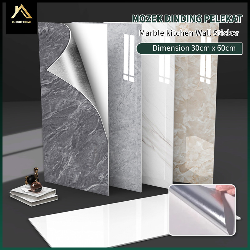 30cm x 60cm Mozek Dinding Dapur Kitchen Wall Sticker Paper Dinding ...