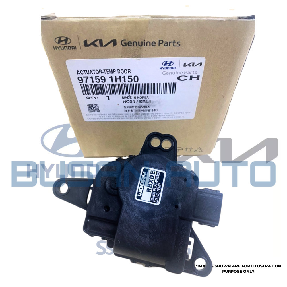 Genuine A/C Temperature Actuator RH 97159-1H150 for Hyundai Elantra MD ...