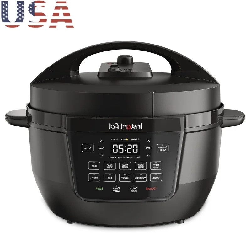 7-in-1 Electric Pressure Cooker Wide Base Stainless Steel Safe Easy ...