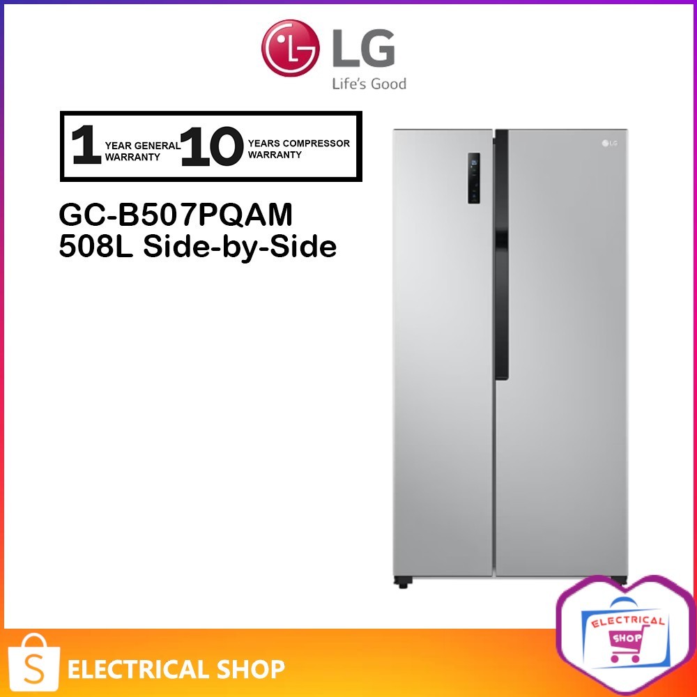 LG 508L Side by Side Fridge GC-B507PGAM / GCB507PGAM (Gold ...