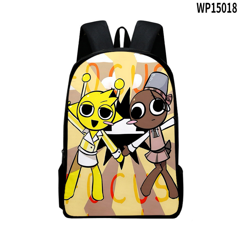 Sprunki Backpack 16inch Sprunki Incredibox Wenda Grey Oren Raddy ...