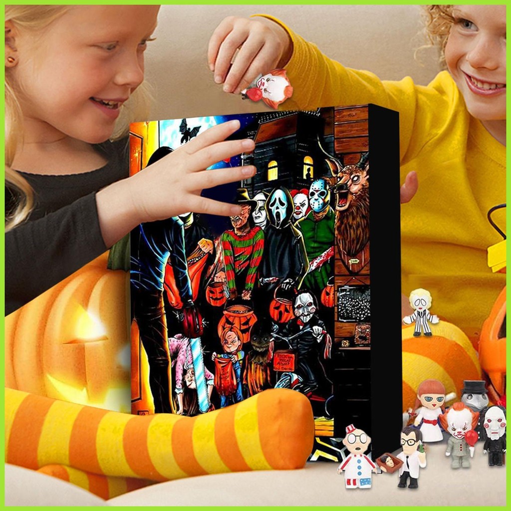 Halloween Countdown Calendar 2024 Horror Movie Figures Countdown ...