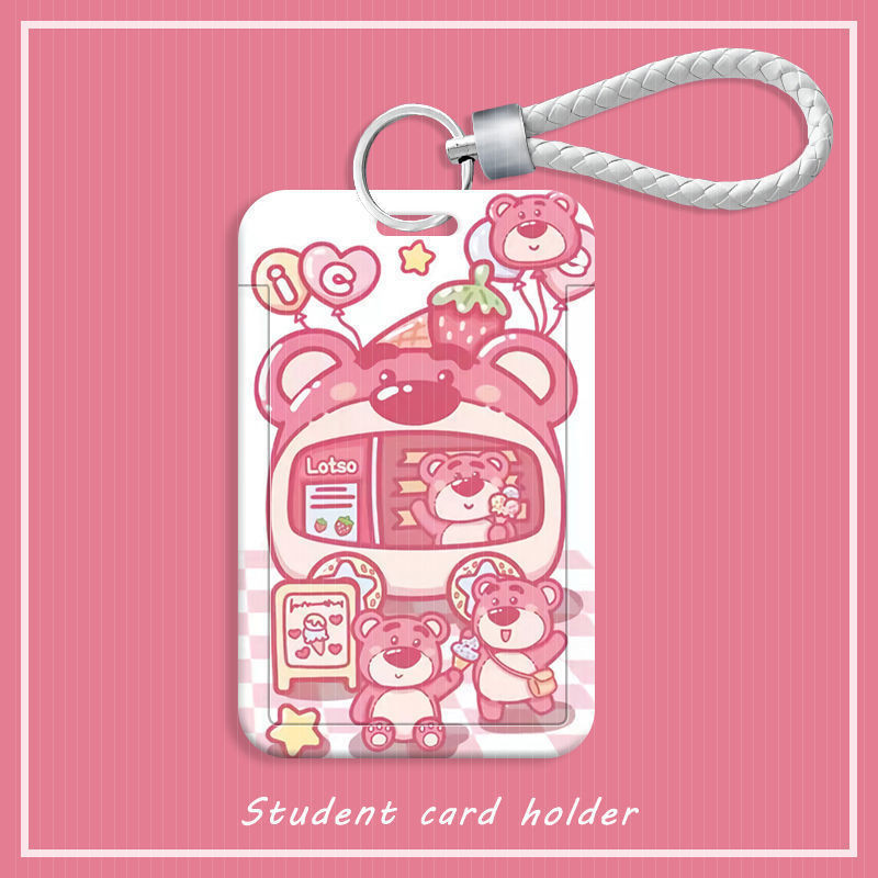 [Ready Stock] Cute Card Holder Cinnamon Dog Student Slide Card Holder ...