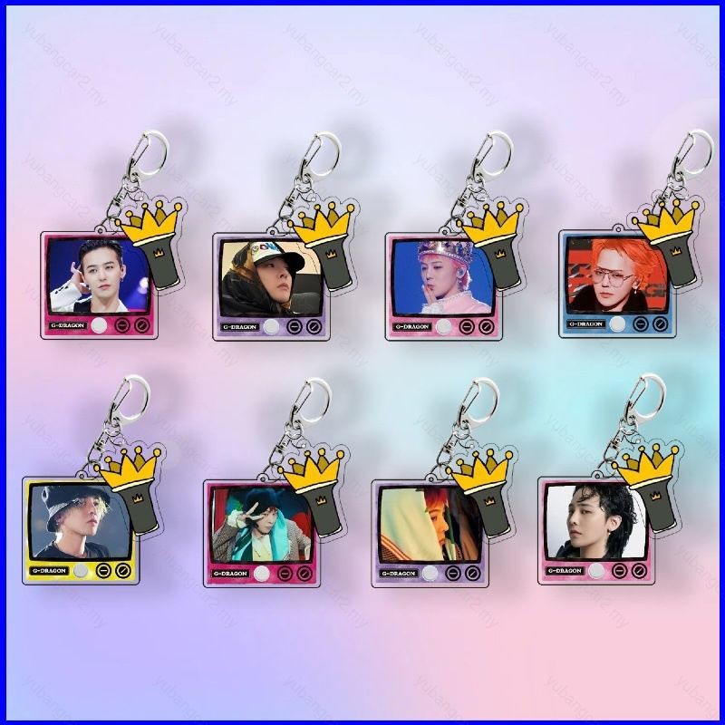 YU2 BIGBANG G-DRAGON POWER Acrylic Keychain Backpack Pendant New Album ...