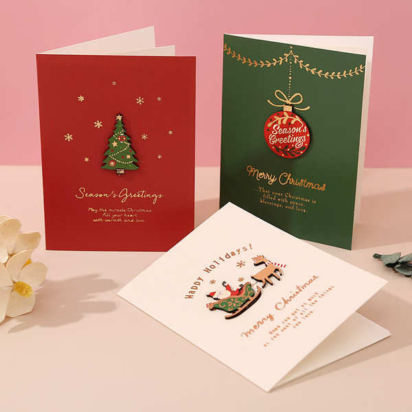christmas card Kartun comel ins gaya krismas kad ucapan tiga dimensi ...