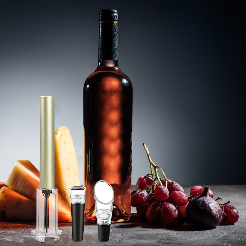 Zero Break Corkscrew Air Pump Cork Remover Easy Air Pressure Wine ...