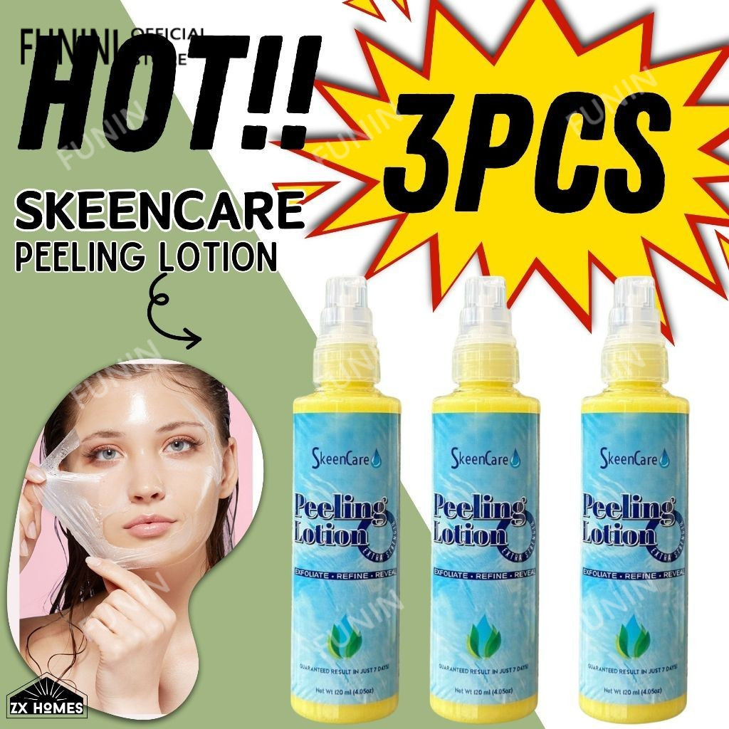 FUNIN 3PC SkeenCare Peeling Lotion Skin Renew Dead Skin Peeling Lotion ...