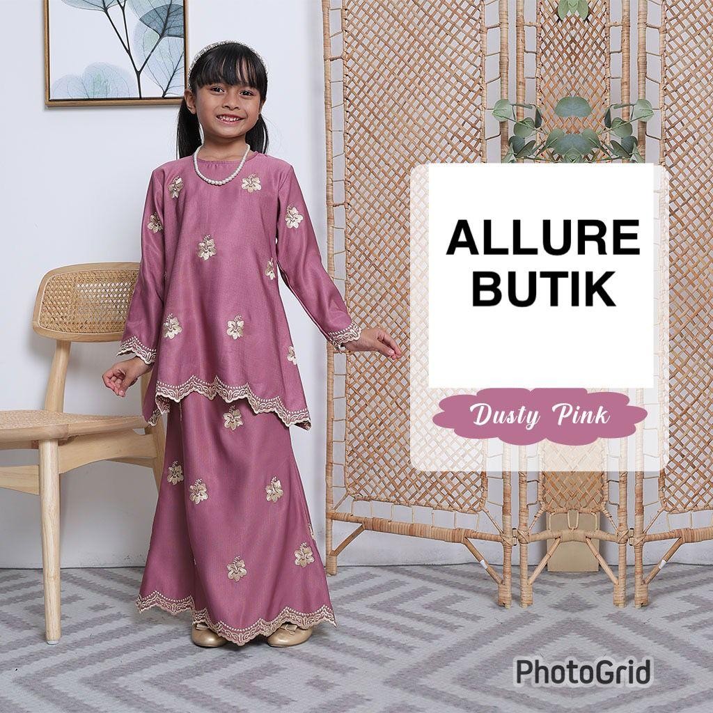 Baju Kurung Kanak-Kanak Sulam Inaya SB Line Baju Raya 2023 | Shopee ...