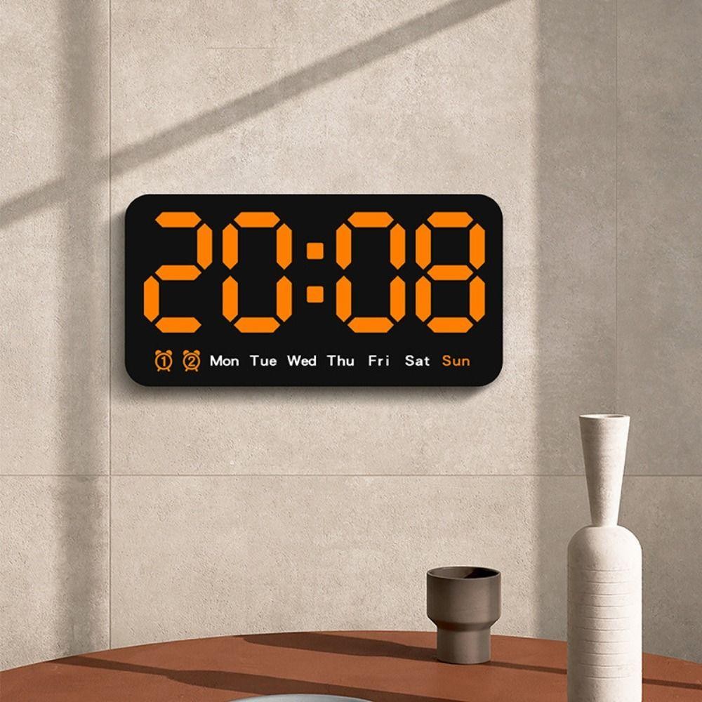 my electronic wall clock, mounted wall, multi -function voice control ...