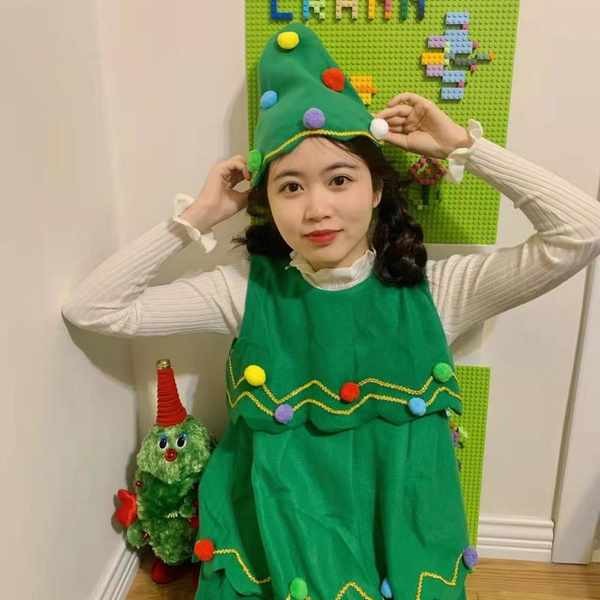 dinner dress dress woman Kostum Krismas dewasa pakaian wanita pakaian ...