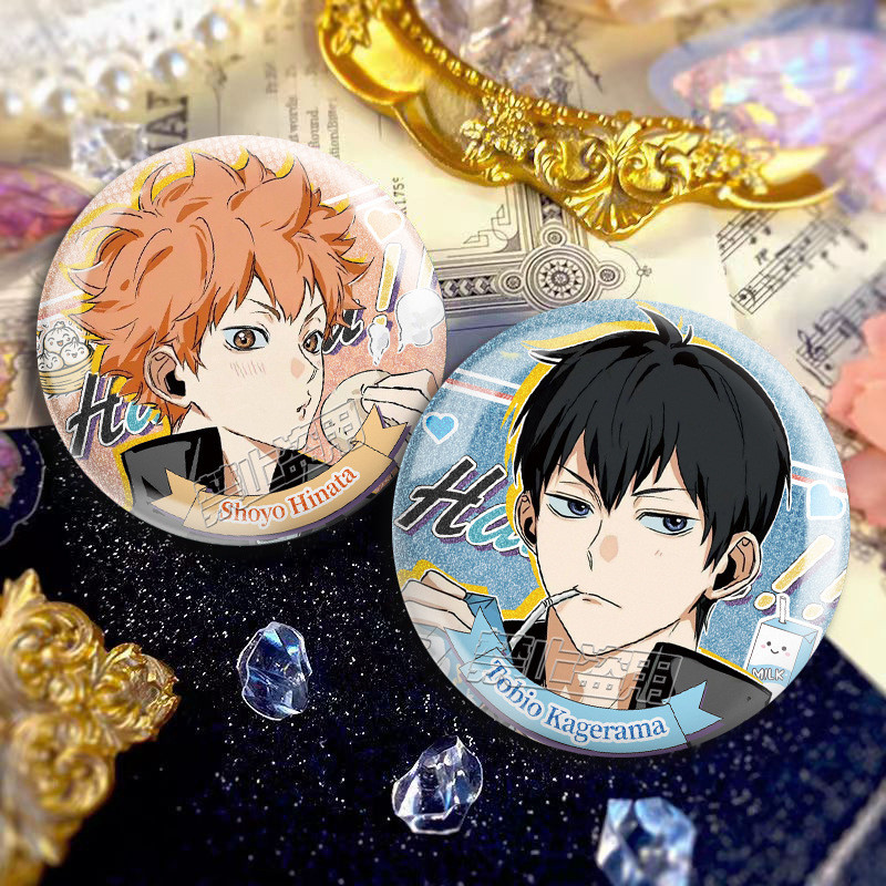 Volleyball Boys Flash Bar Fan Badge Taniko Anime Kageyama Feixo Hyuga ...