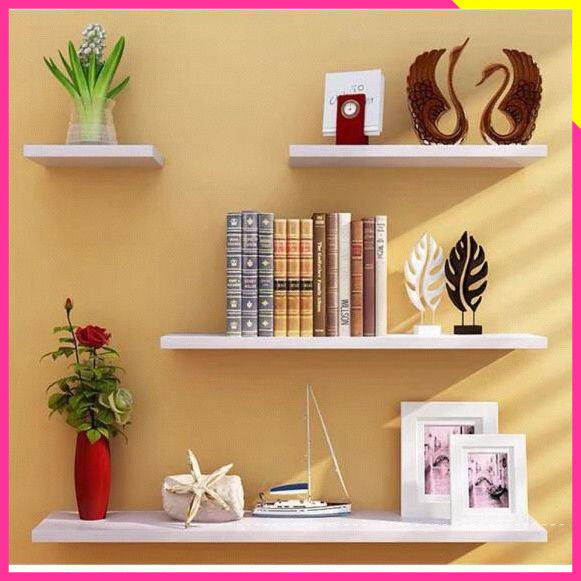 Floating Rack Rak Dinding Floating Wall Shelves/ Wall Shelves Floting ...