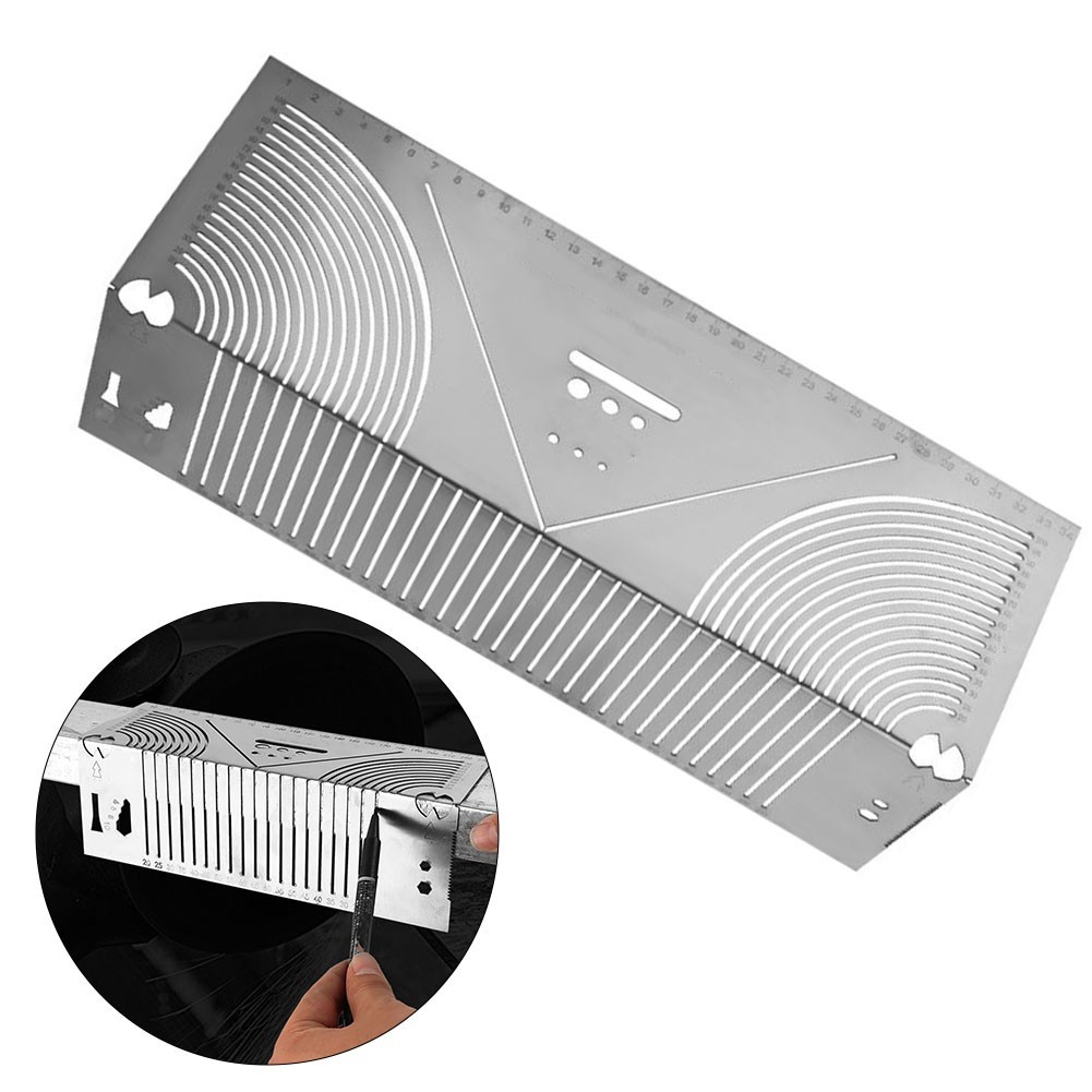 [LUMY]90°Marking Ruler Drawing Tool Angle Marking Tool Square Tube ...