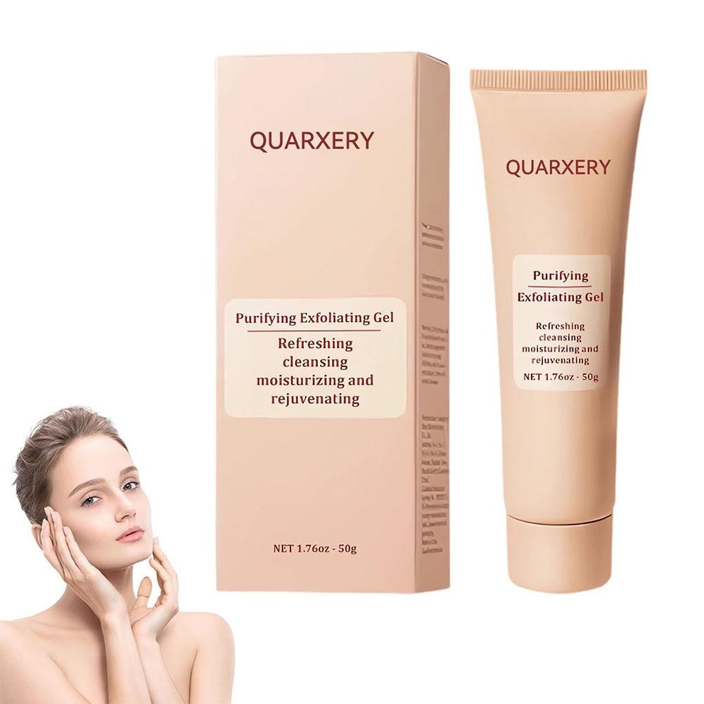QUARXERY Purifying Exfoliating Gel Deep Cleansing Gentle Scrub | Shopee ...