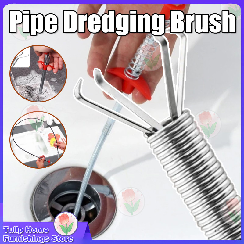 Drain Clog Remover Hand Clip Dredge Drain Gripper Flexible Drain Clog ...