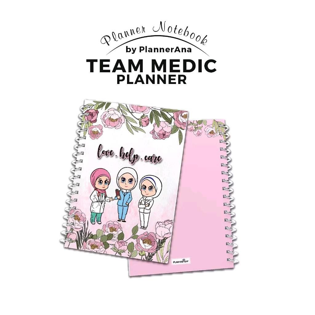 Buku Planner Comel Jururawat 2025 Roster Planner Medical Frontliner ...
