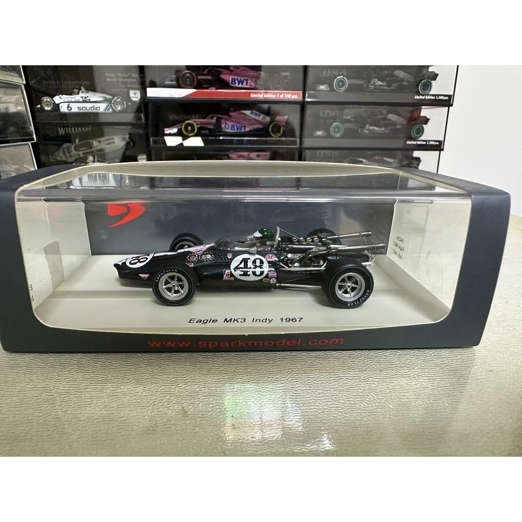 [Ready Stock] Spark 1/43 Eagle MK3 Indy 1967 Jochen Rindt Model ...