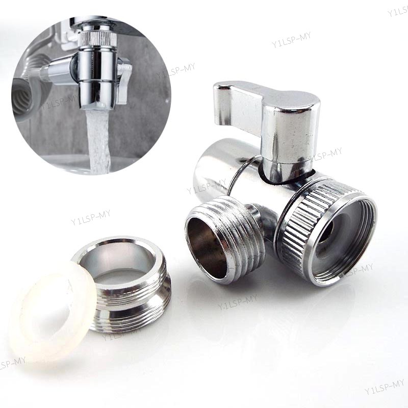 Kitchen Sink Splitter Water Diverter Valve Tap Switch Faucet Adapter ...