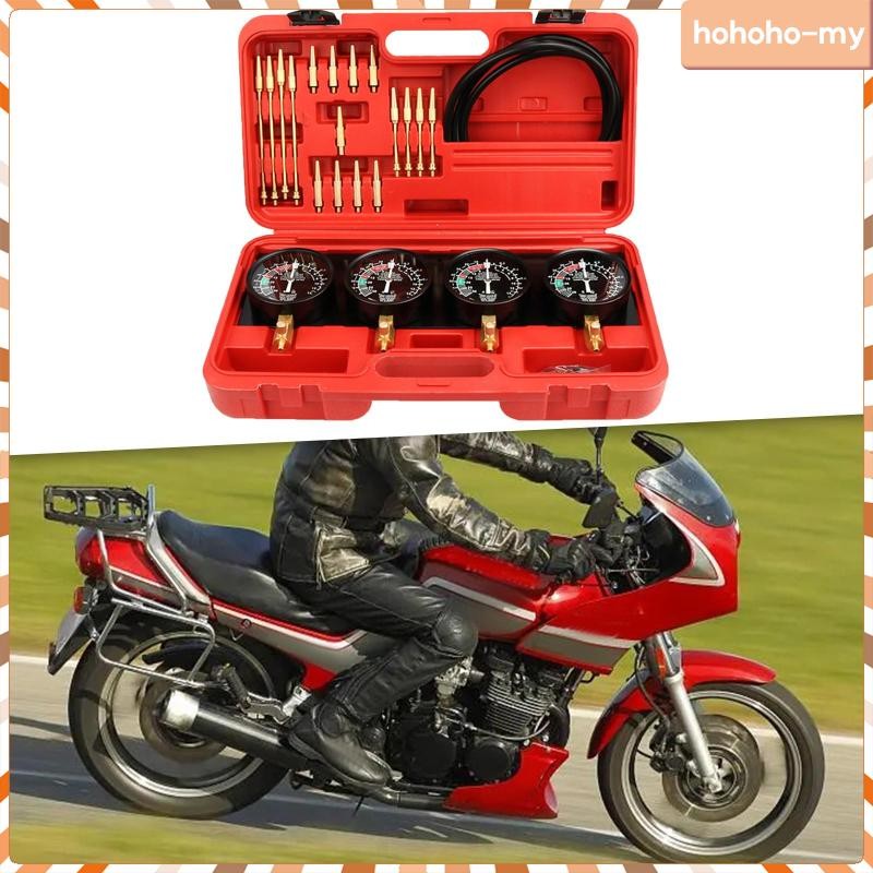 [HohohoMY] 4 Cylinder Carburetor Synchronizer Kit Balancer Gauge ...