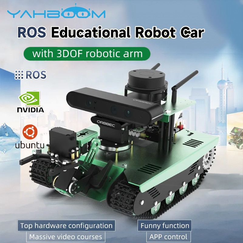 Yahboom Transbot ROS Robot Kit Python Programming Lidar HD/Depth Camer Jetson NANO 4GB MoveIt 3D ...