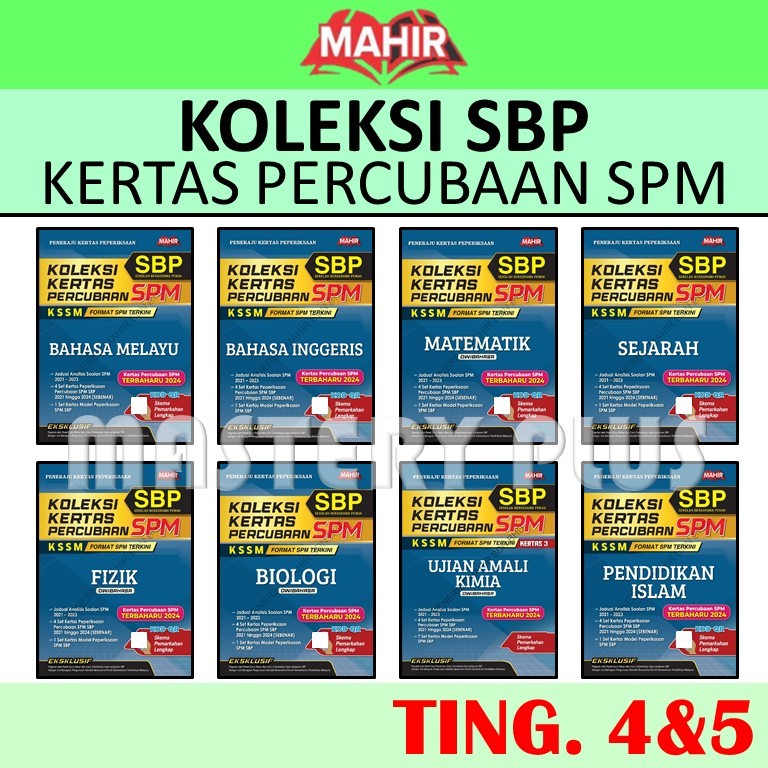 KOLEKSI KERTAS PERCUBAAN SPM SBP 2025 KSSM - KOLEKSI SBP | UJIAN AMALI KERTAS 3 | KERTAS MODEL ...