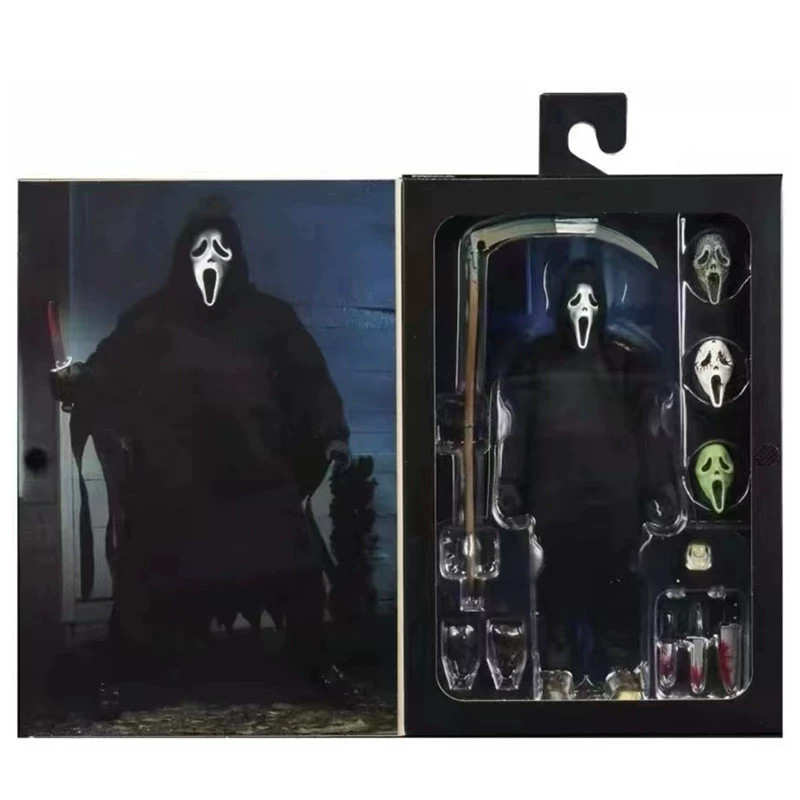 NECA Scream The Nun Billy Prey Feral Horror Ultimate Ghost Face PVC ...