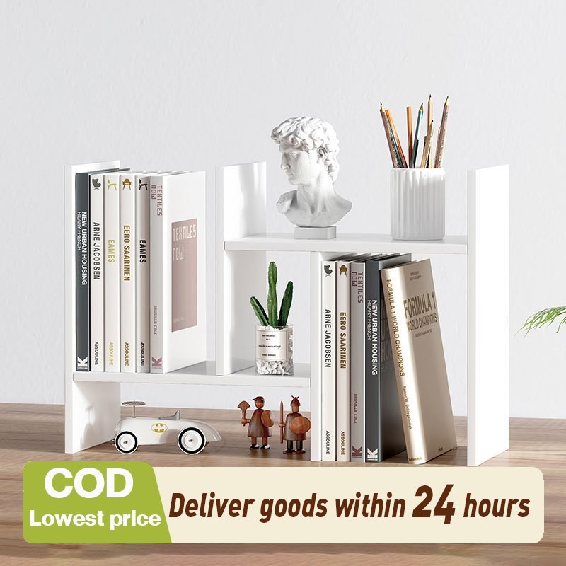 Adjustable Desktop Shelf Organizer Office Table Rack Multipurpose ...