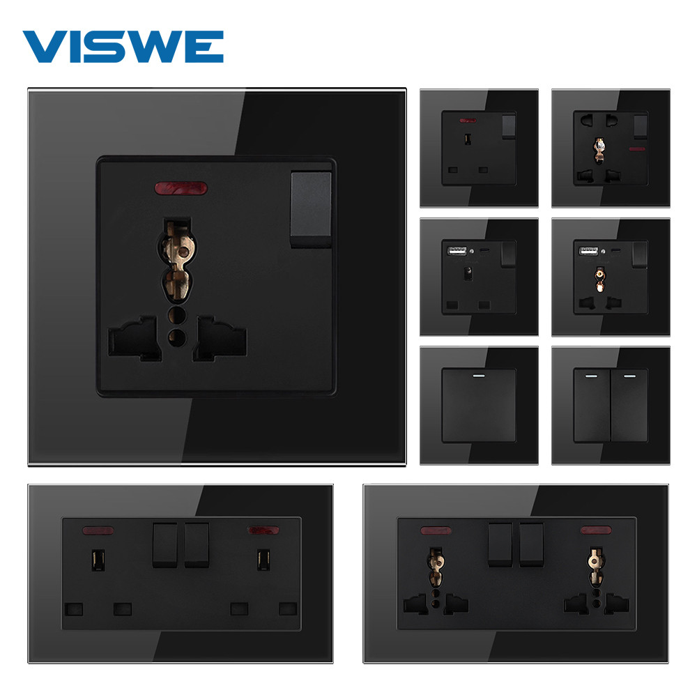 VISWE | wall socket | power socket | usb socket | universal socket | double socket | wall switch ...