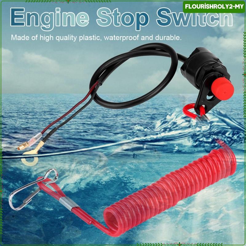 [Flourish] Kill Switch Lanyard Tether Cord Kill Switch Universal Replacement Emergency Stop ...