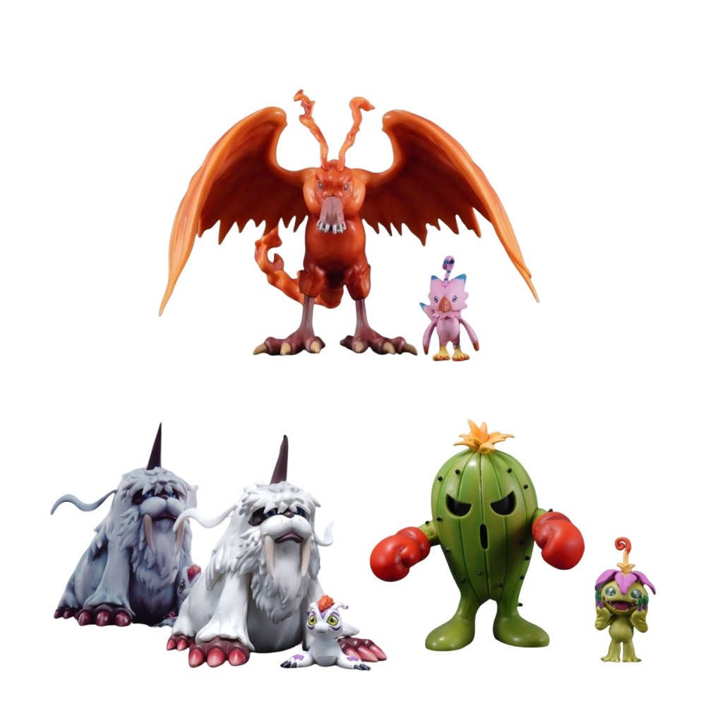 Digimon Adventure Piyomon&Birdramon and Palmon&Togemon and Gomamon ...