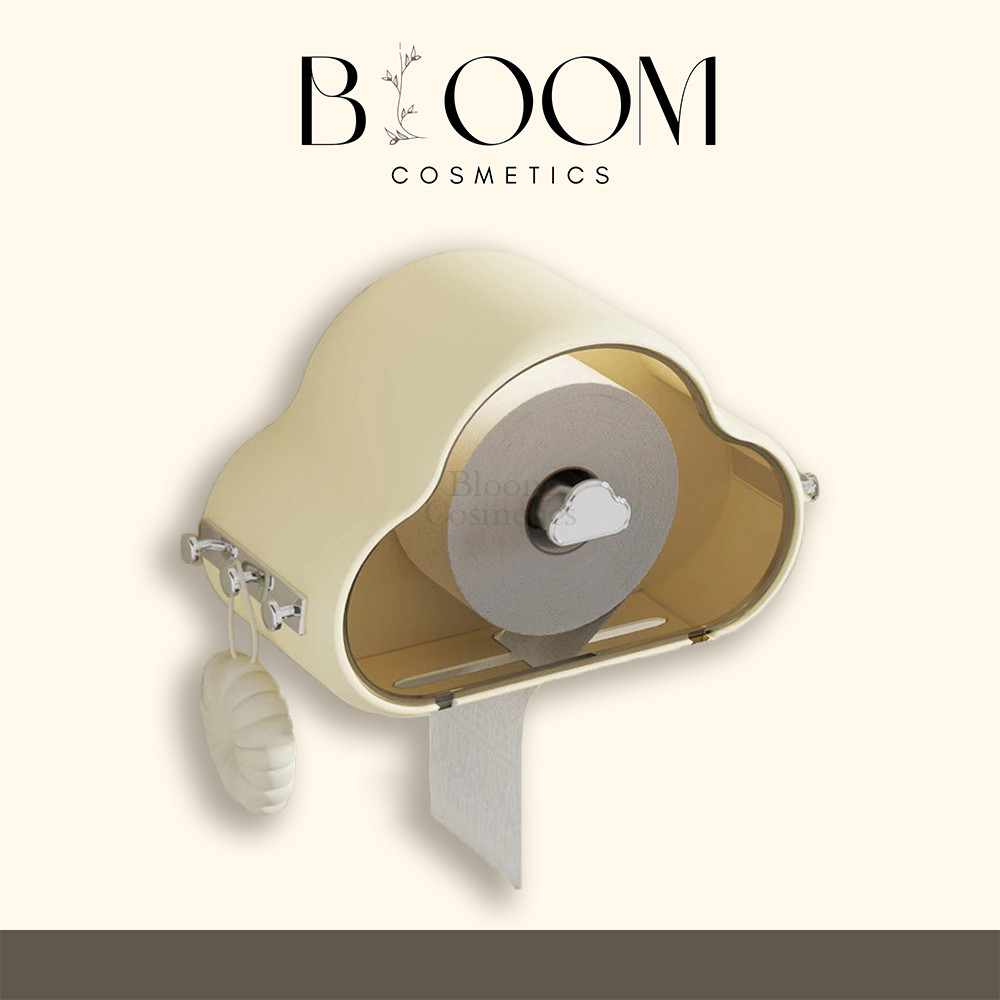 Elegant Cloud Wall-Mounted Tissue Box No Drill Required Multi-Purpose ...