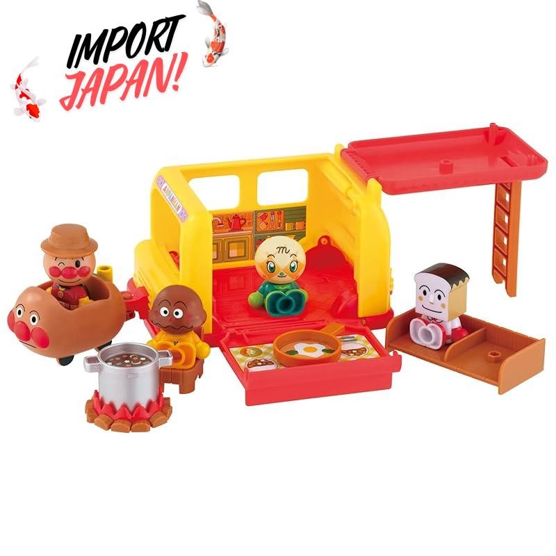 【Direct from Japan】Anpanman First House Doll Set Exciting Camping Car ...