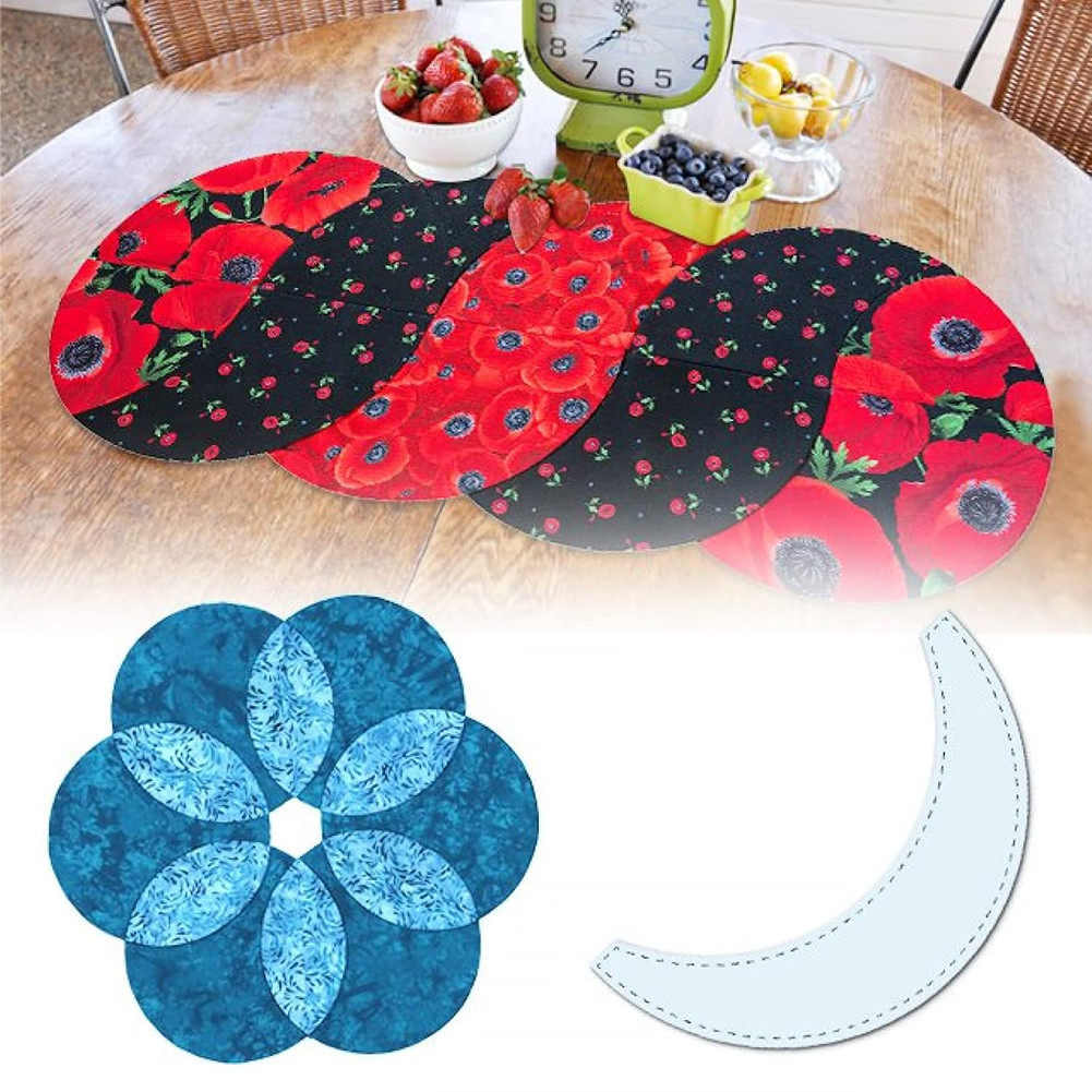 Arc Quilting Ruler For Tablecloths Plastic Sewing Pattern Template ...