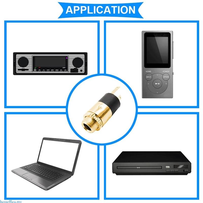 beste 1 5 10 Pack PJ392 Stereo 3 5mm Video Jack Socket Stereo Solder ...