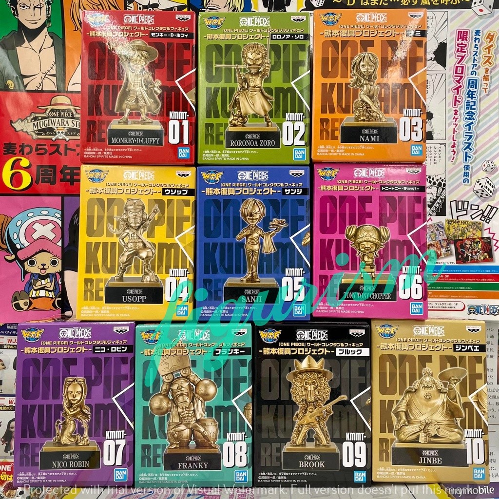 WCF Kumamoto Project Limited Strawhat one piece Vol.1 Straw Hat Group From Japan | Shopee Malaysia