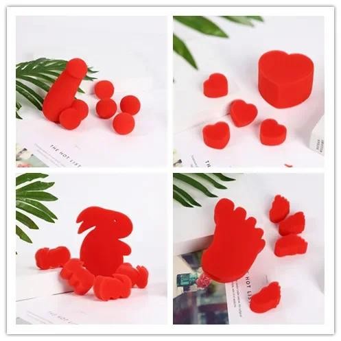 Soft Sponge Rabbit Finger Magic Tricks Appearing/Vanishing feet, Magia ...
