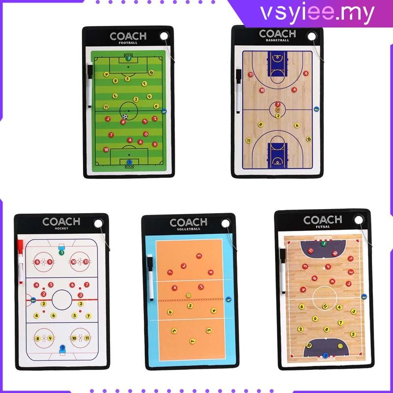 [2-Day Delivery] Double Sided Coaches Board Professional Basketball ...