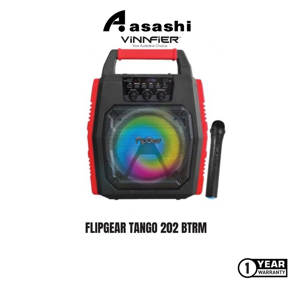 Vinnfier FlipGear Tango 202 PRO BTRM TWS Super FM Radio Wireless Portable Bluetooth Speaker Free ...