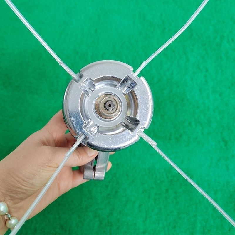 New Thickened Aluminum Alloy Lawn Mower Head Steel Wire Lawn Mower Rope ...